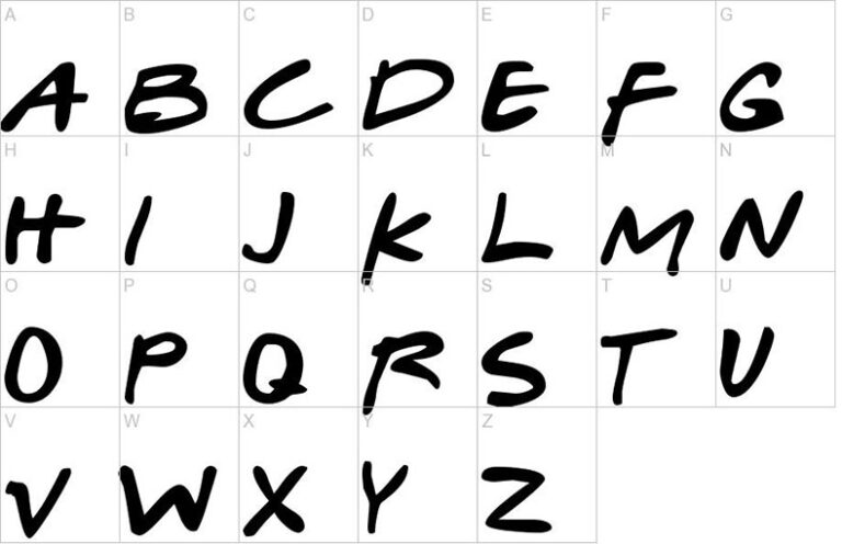 Gabriel Weiss Friends Font Free Download - Font Pearl
