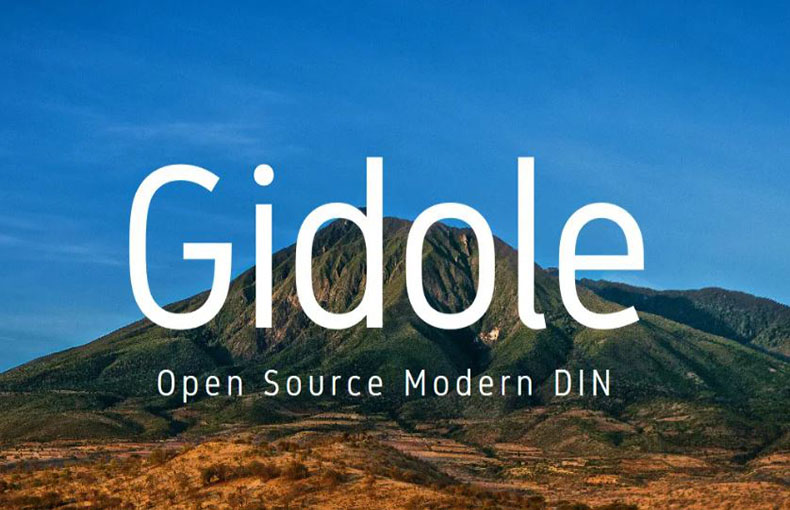 Gidole Font Free Download - Font Pearl