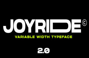Joyride Font Free Download - Font Pearl