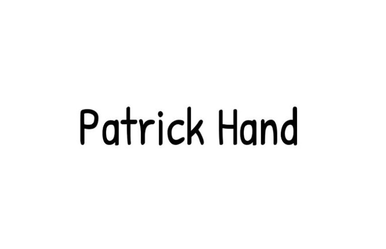 Patrick Hand Font Free Download - Font Pearl
