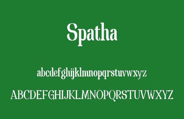 Spatha Font Free Download - Font Pearl