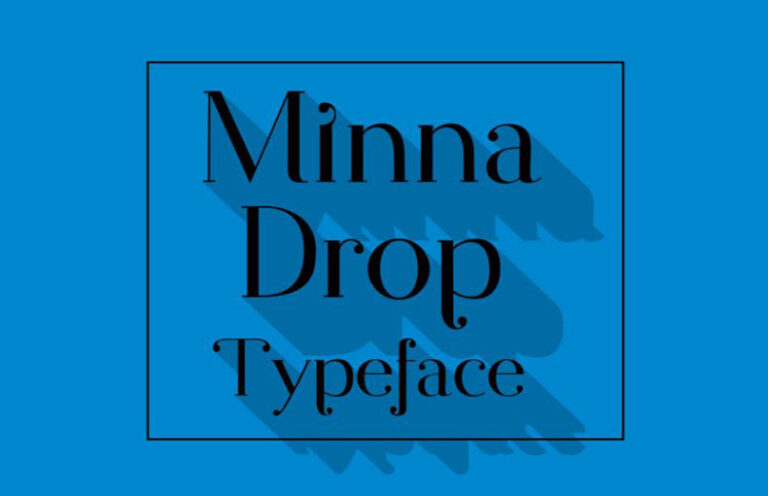 Minna Drop Font Free Download - Font Pearl