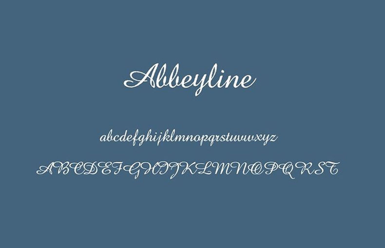 Abbey Line Font Free Download - Font Pearl