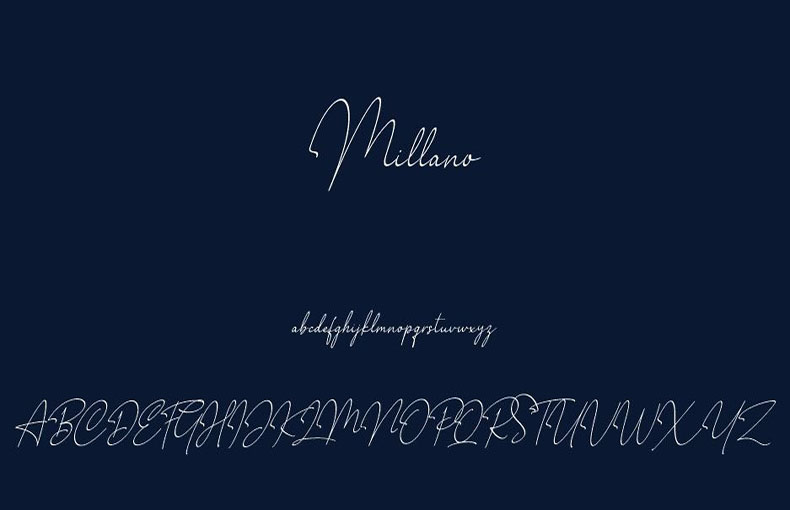 Milano Font Free Download - Font Pearl