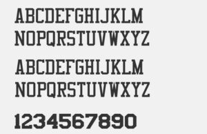 NBA Jersey Font Free Download - Font Pearl