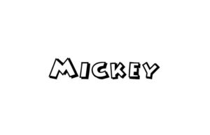 Mickey Font Free Download - Font Pearl