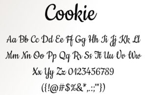 Cookie Font Free Download - [By Ania Kruk] - Font Pearl
