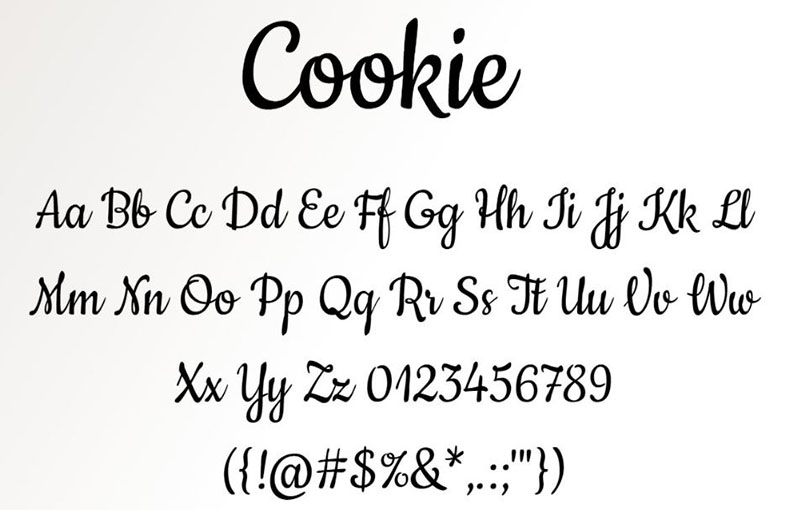 Cookie Font Free Download - [By Ania Kruk] - Font Pearl