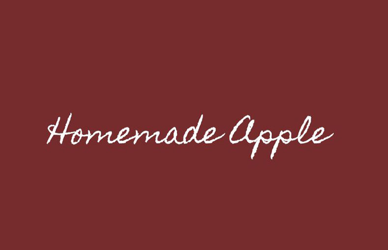 Homemade Apple Font Free Download - Font Pearl