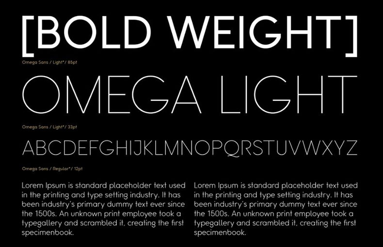 Omega Sans Font Free Download - Font Pearl