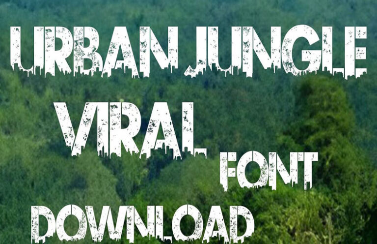 Urban Jungle Font Free Download - Font Pearl