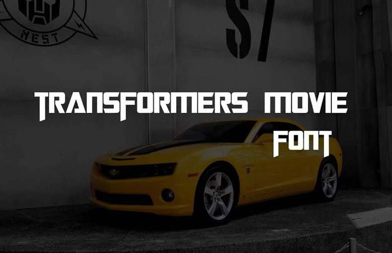Transformers Movie Font Free Download - Font Pearl