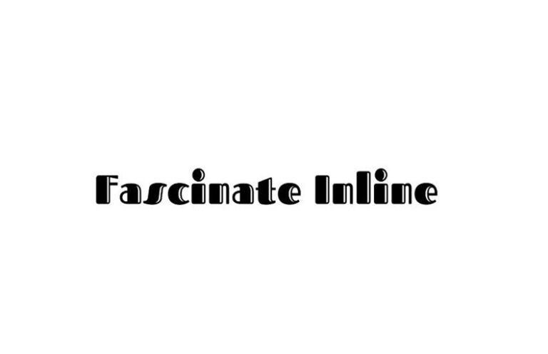 Fascinate Inline Font Free Download - [By Astigmatic One Eye] - Font Pearl
